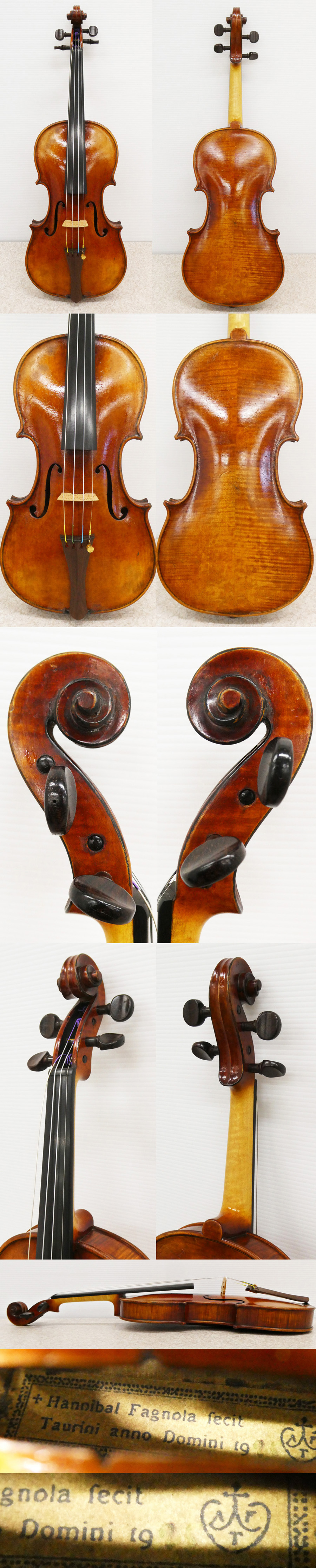 日本代購代標第一品牌【樂淘letao】－ 2) Hannibal Fagnola 4/4 バイオリン ハンニバル・ファニオラ violin ...